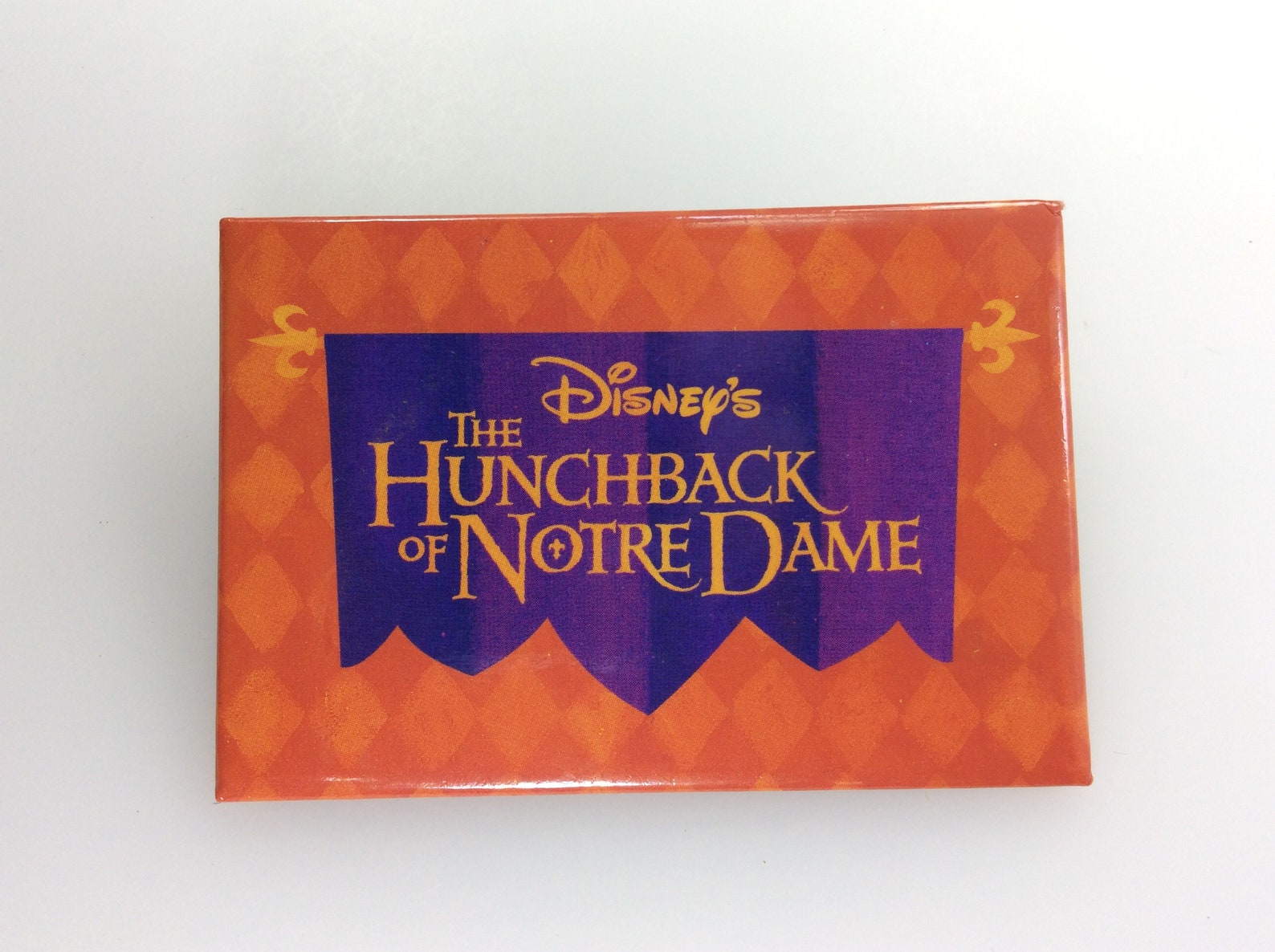 Vintage Pin Back Button Disney's the Hunchback of Notre Dame 1997 Used ...