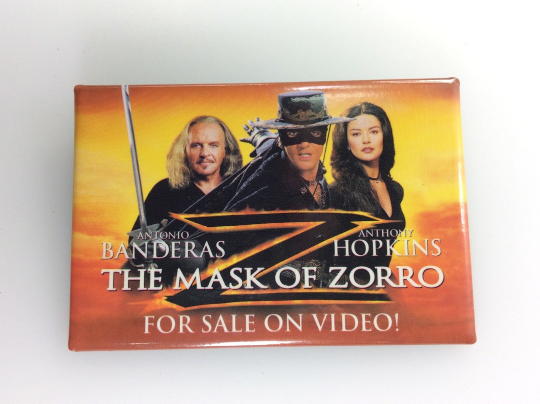 Vintage Pin Back Button Tristar Pictures the Mask of Zorro for Sale on ...