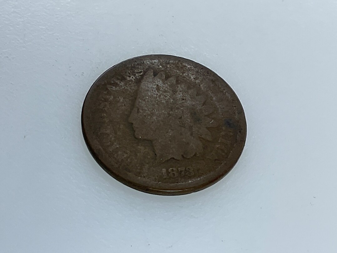 1873 US Indian Head One Cent Coin Money Used - Etsy
