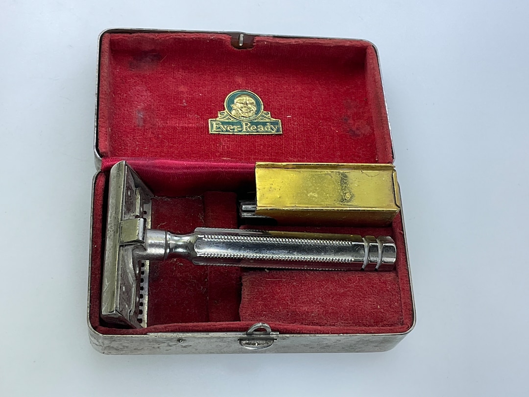 Vintage Ever-ready Safety Razor in Metal Case Used - Etsy