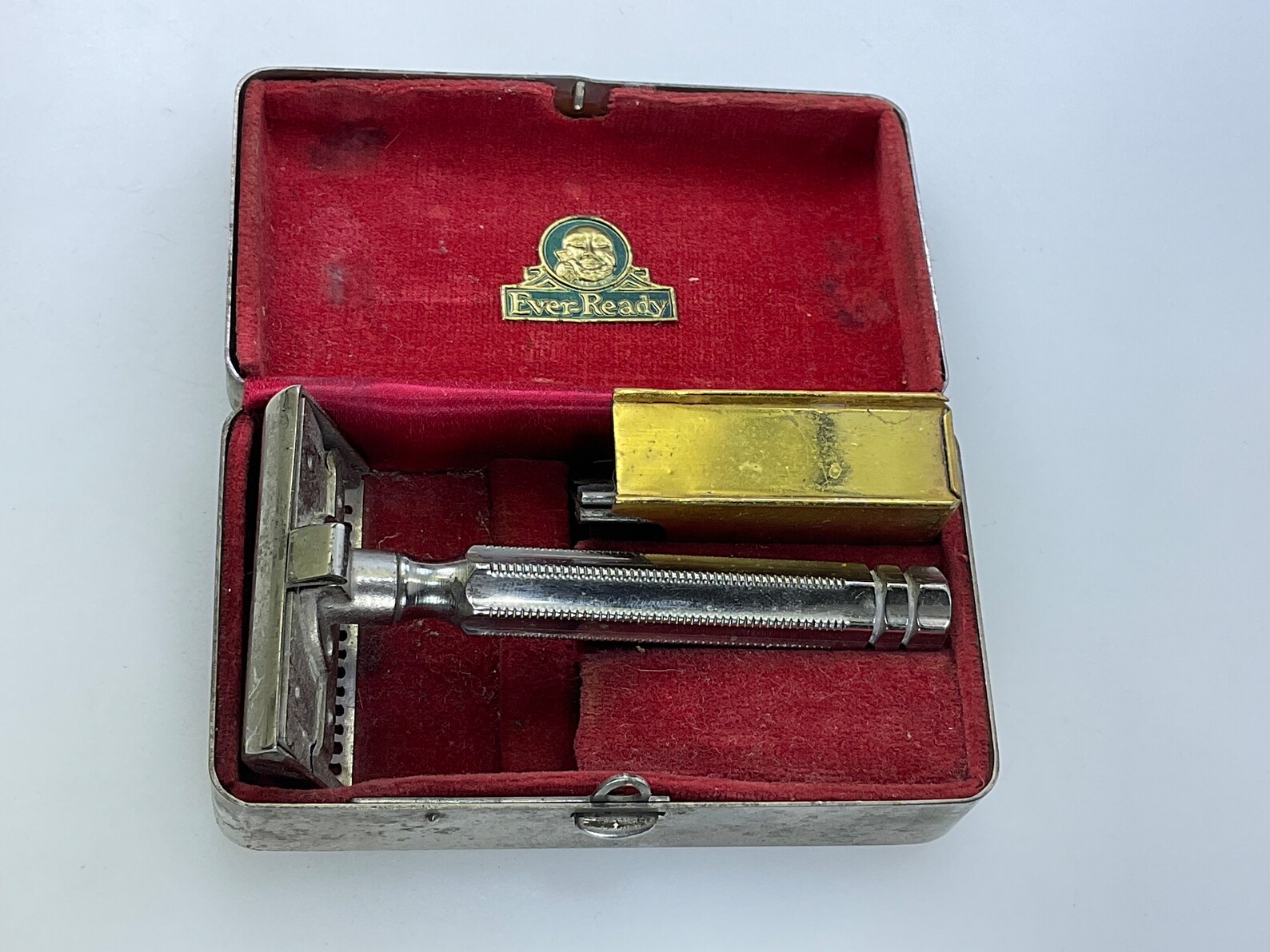 Vintage Ever-ready Safety Razor in Metal Case Used - Etsy