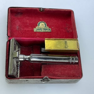 Vintage Ever-ready Safety Razor in Metal Case Used - Etsy