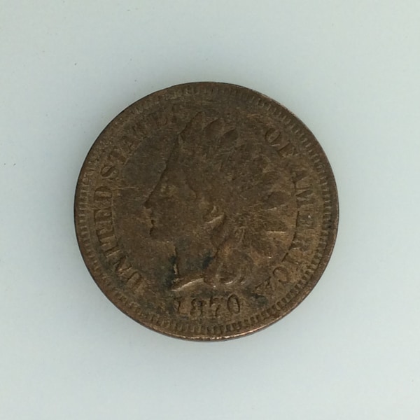 1877 Indian Head Cent - Etsy