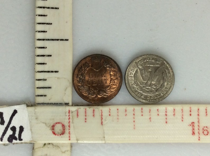 Vintage Miniature Replica Coins 1883 Liberty Dollar and 1903 - Etsy