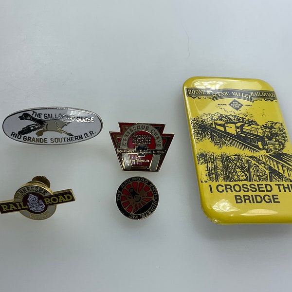 Railroad Buttons - Etsy