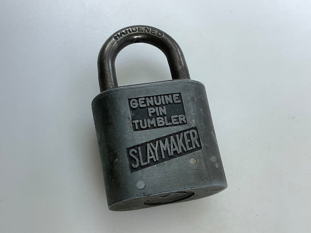 Vintage Slaymaker Lock Padlock Genuine Pin Tumbler No Key Used - Etsy