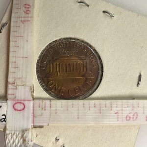 1972 Lincoln One Cent Coin Money Over Print Used - Etsy