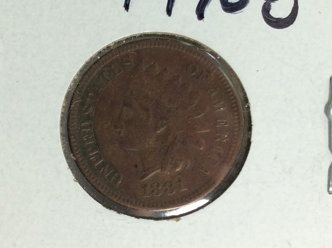 1881 United States Indian Head One Cent Coin Money Used - Etsy