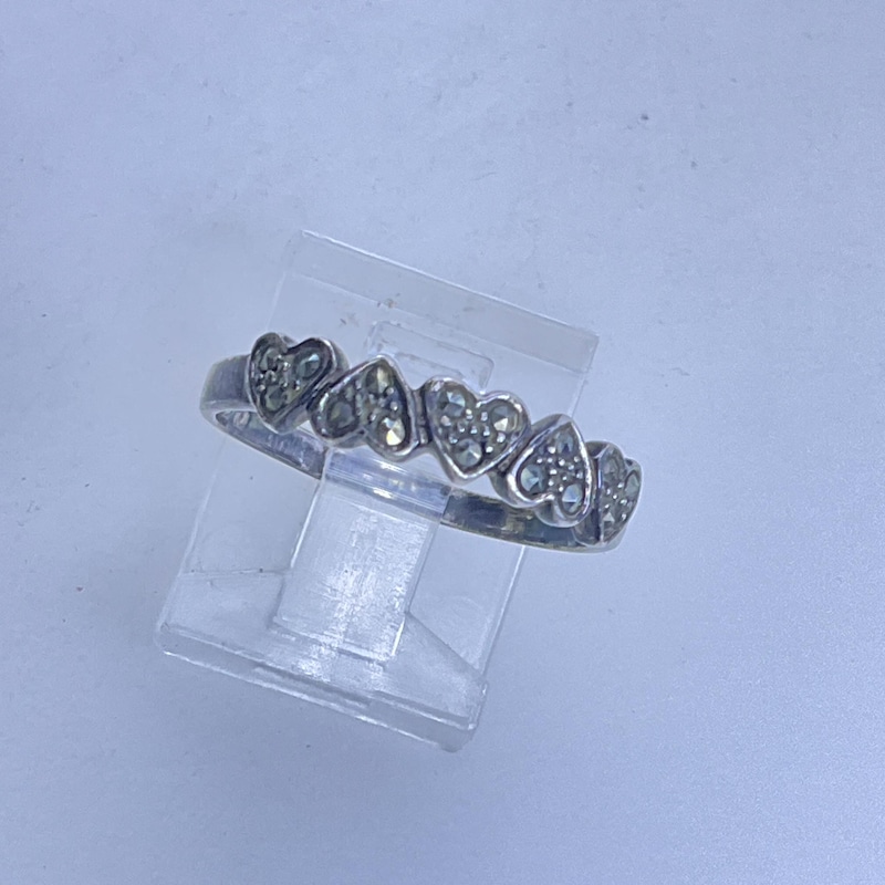 Heart Vintage Ring Size 8 - Etsy