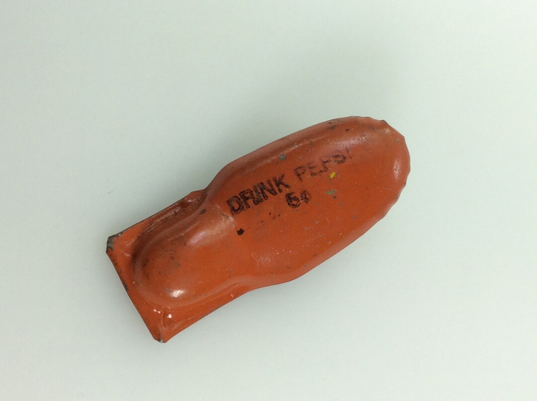 Vintage Old Clicker Toy With Drink Pepsi 5 Cents Orange Shows Wear Used ...