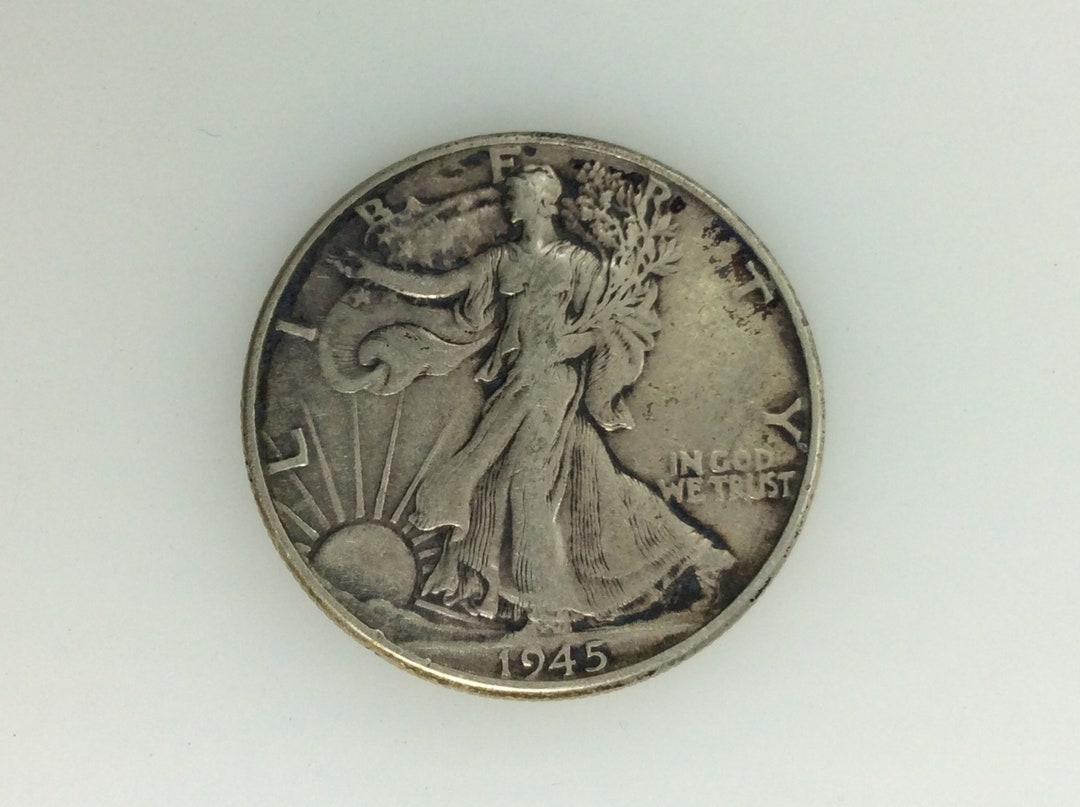 Vintage Souvenir Token Sterling Silver 925 1945 Walking Liberty Coin ...