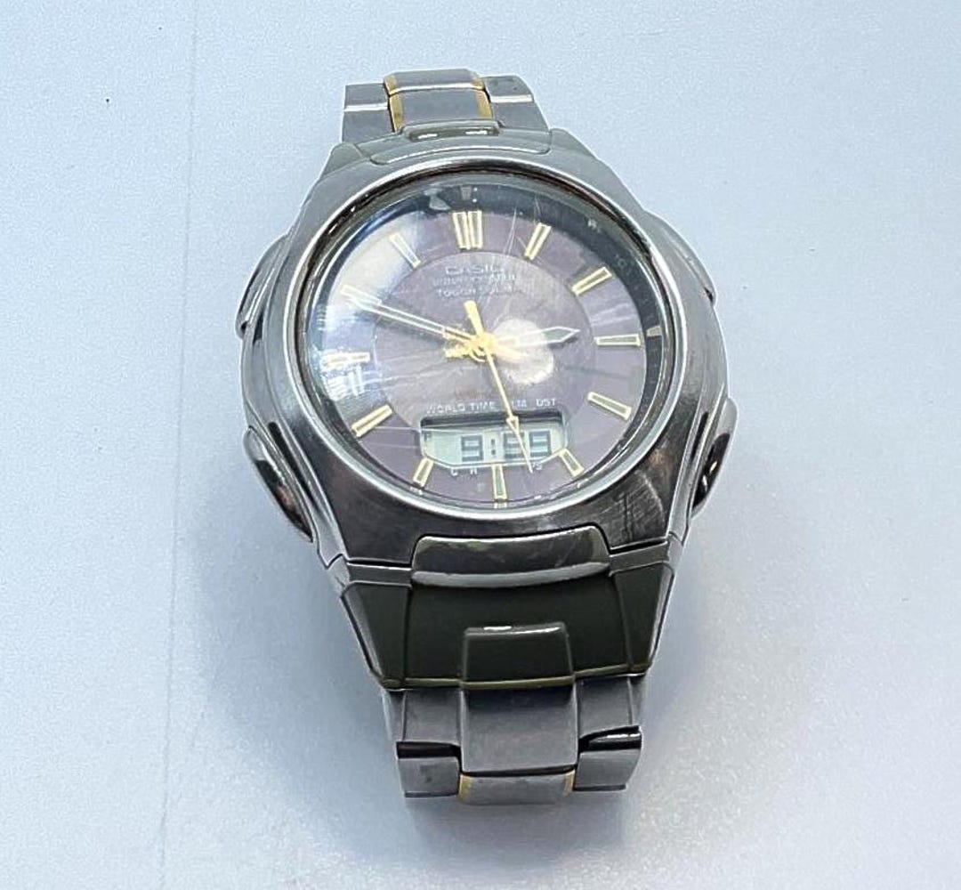 Vintage Casio Men’s Watch Working Scuffed Crystal Tiny Band Used - Etsy