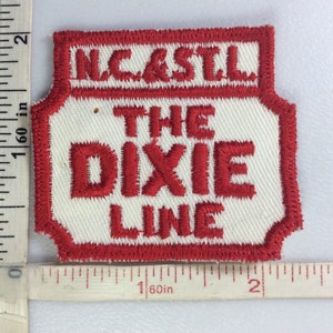 Vintage Patch NC and STL the Dixie Line Nashville Chattanooga and St ...
