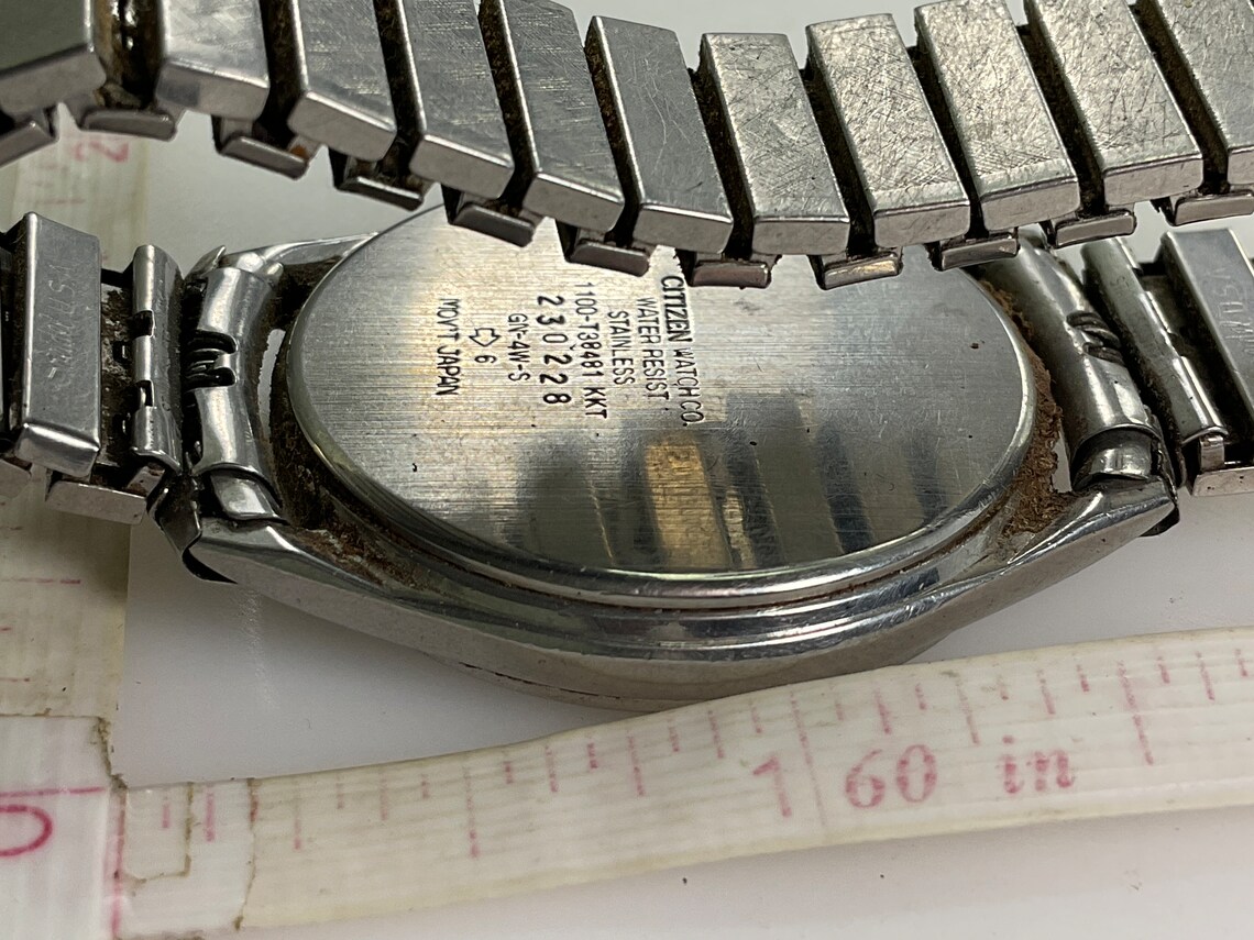 Vintage Citizen Quartz Watch Railroad Approved Day Date - Etsy