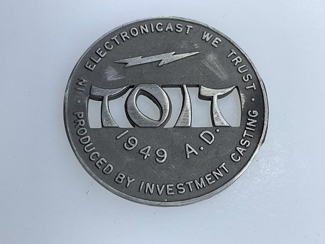 Vintage Token Round TOIT Investment Casting Used - Etsy