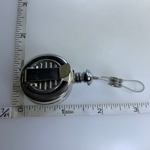 Vintage Clip Badge Silver Toned Round With Shell Starfish Design ...