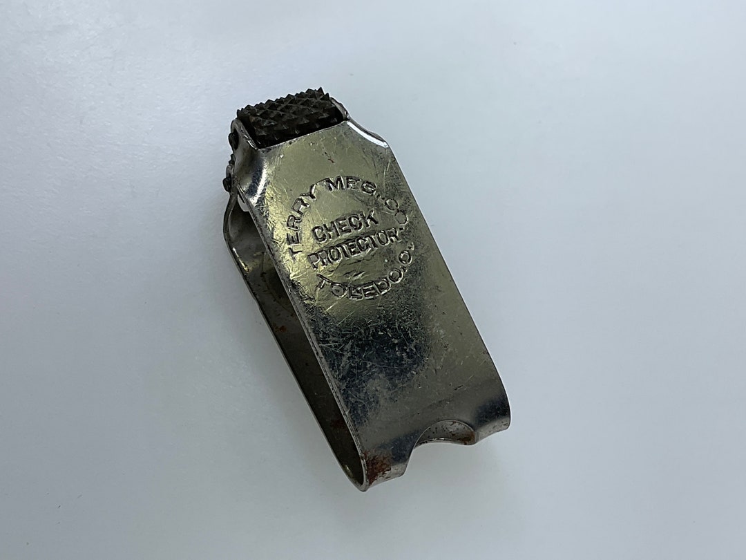 Vintage Terry Mfg Check Protector Used - Etsy