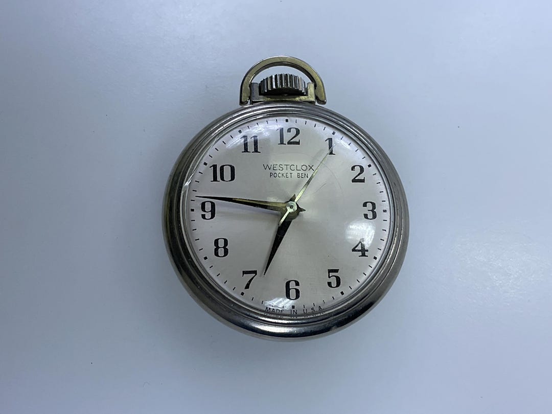 Vintage Westclox Pocket Watch Pocket Ben Not Working Used - Etsy