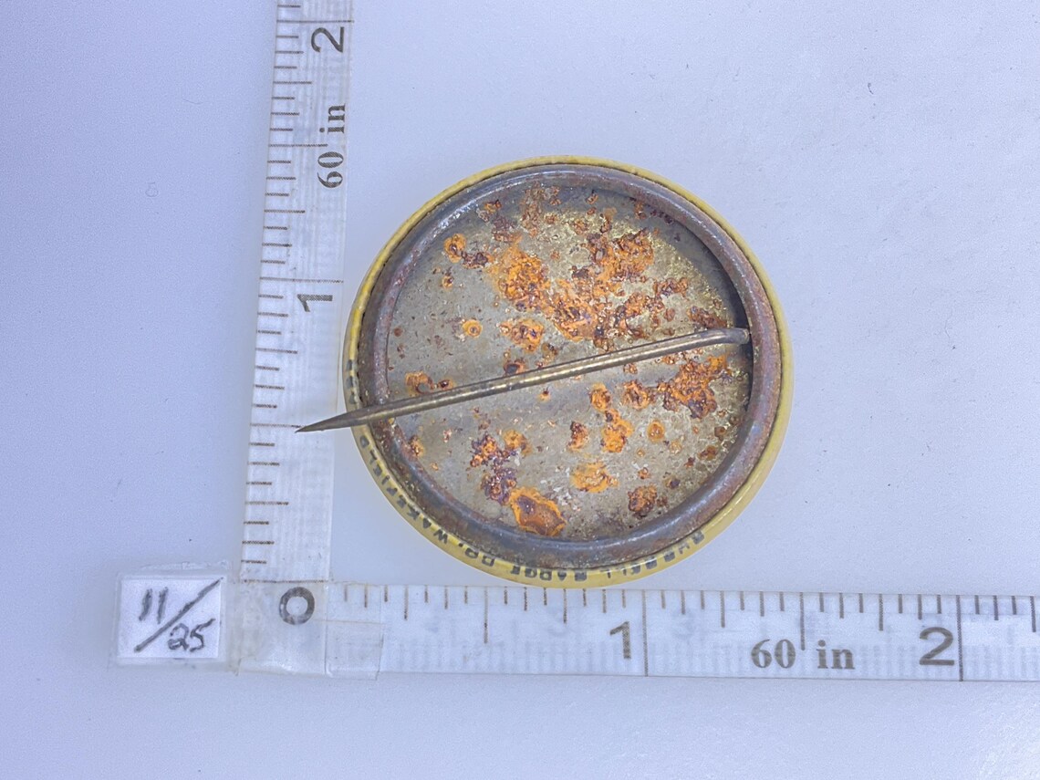 Vintage Pin-back Button Round Emlenton Pa Horse Show 1964 Yellow Black ...