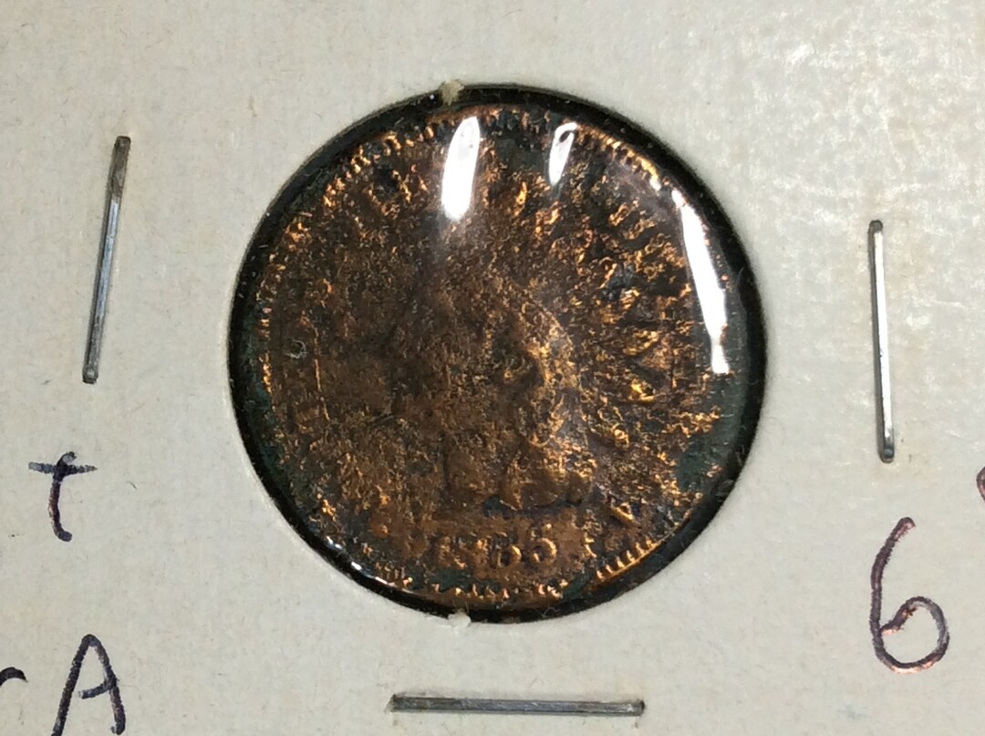 1865 Indian Head One Cent Coin Money Used Lot CA - Etsy