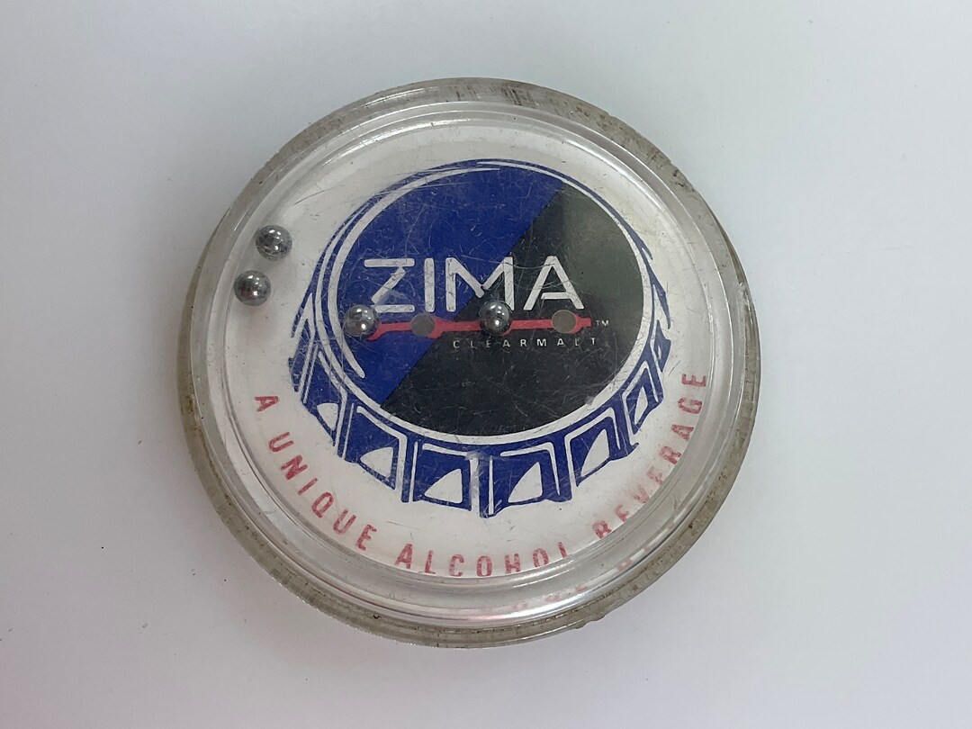 Vintage Puzzle Ball Game Zima Bottle Cap Design Needs Cleaned Used - Etsy