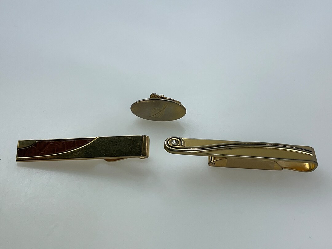 Vintage Swank Lot of 3 Tie Clips Assorted Designs as is Used - Etsy