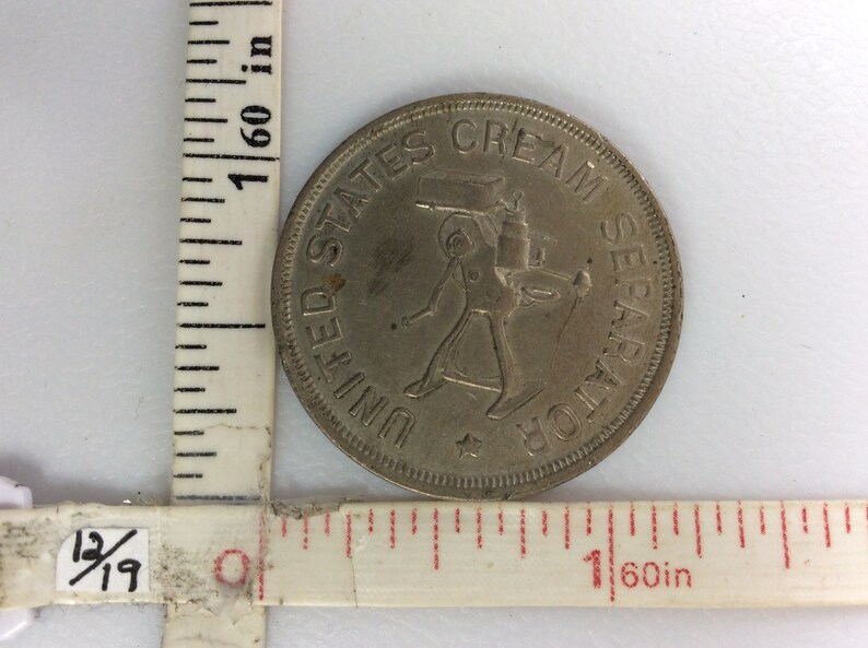Vintage Souvenir Token United States Cream Separator Nickel - Etsy