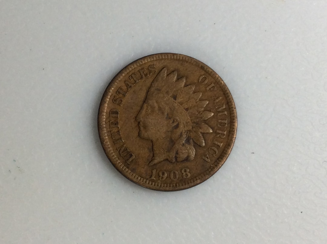 1908 Indian Head One Cent Coin Money Used - Etsy
