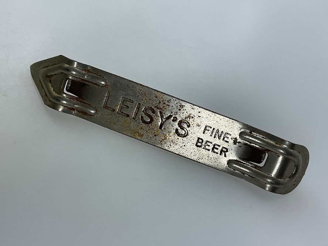 Vintage Bottle Can Opener Leisys Fine Beer Used - Etsy