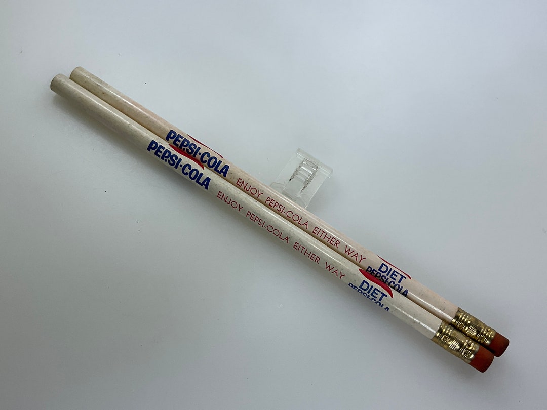 Vintage Lot of 2 Pencils Pepsi-cola Red White Blue Need Cleaned Used - Etsy