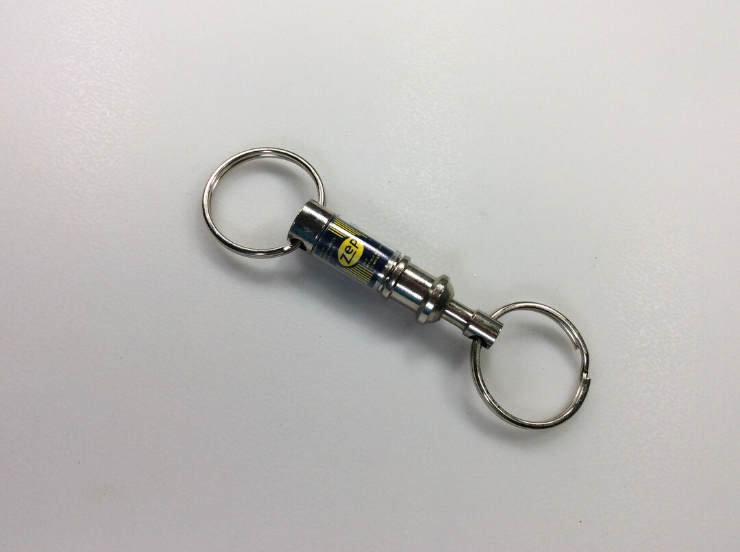 Vintage Keychain ZEP Maintenance Products Blue and Yellow Used - Etsy