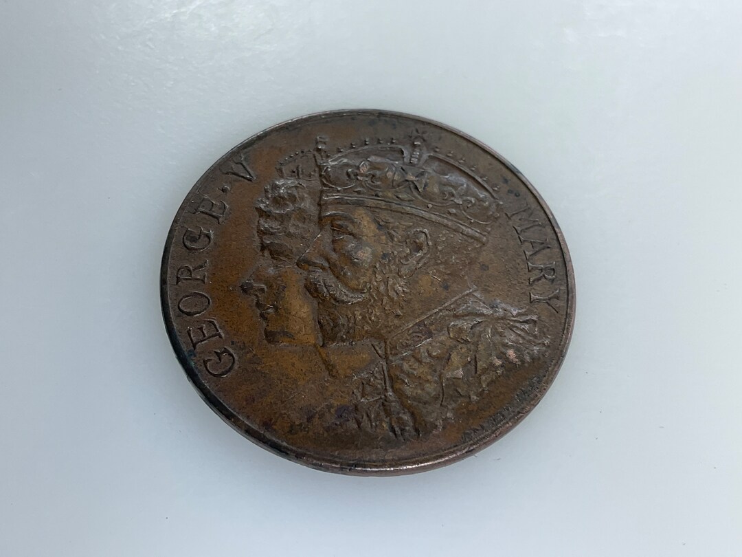 Vintage Token 1911 Coronation George V and Mary Wimbledon Used - Etsy