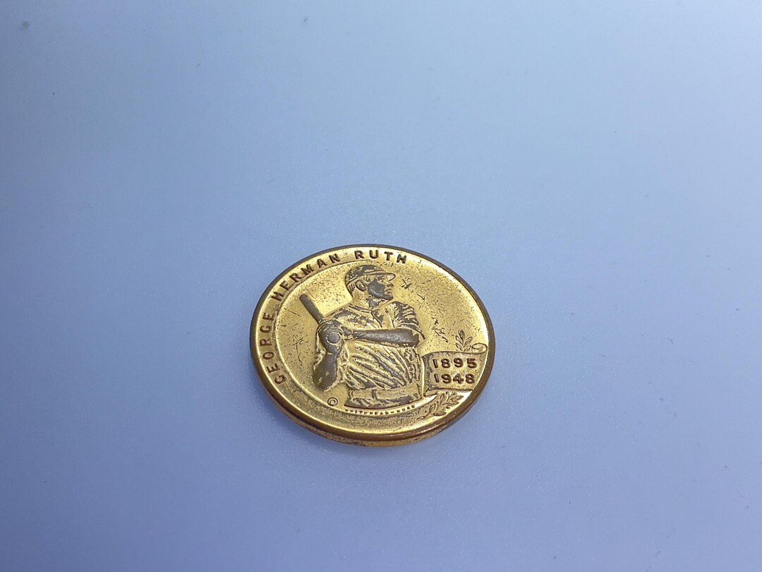 Vintage George Herman Ruth Token Issued by Pittsburgh Post Gazette Used ...