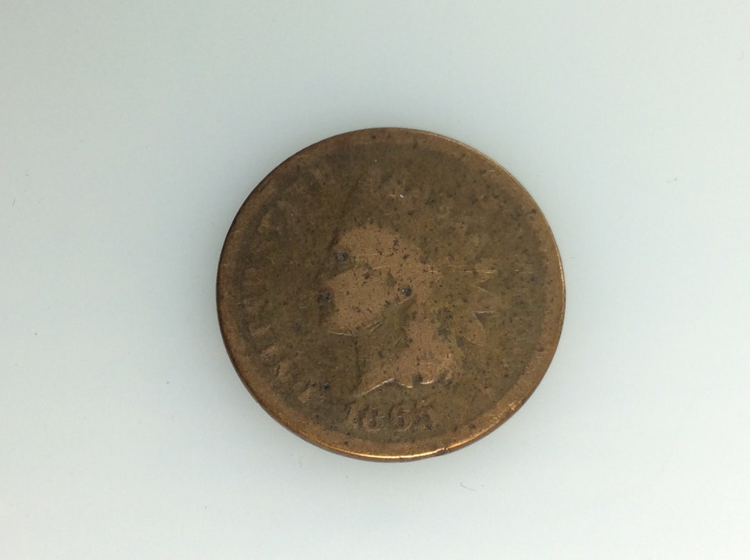 1865 United States Indian Head One Cent Coin Money Used - Etsy