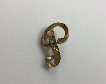Letter P Brooch - Etsy