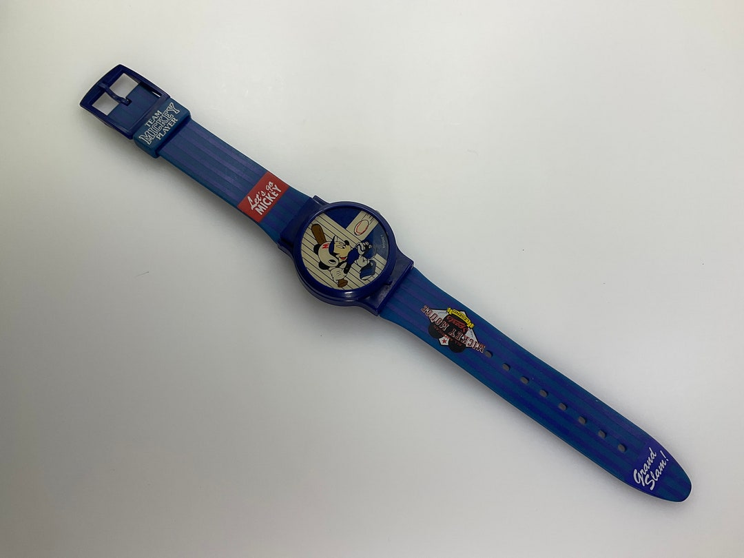 Vintage Disney Watch All American Mickey Mouse Sports Legend Digital ...