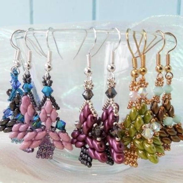 Superduo Earrings - Etsy