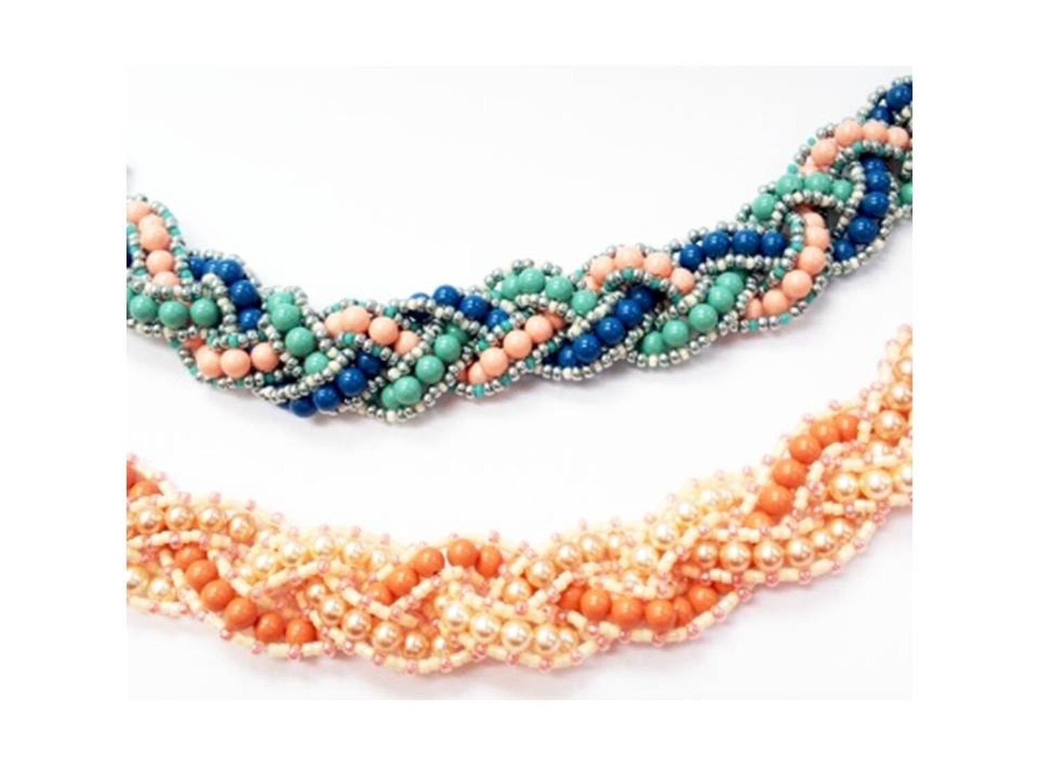 Multi Strand Plaited Beadwork Bracelet Beading Pattern Beading - Etsy