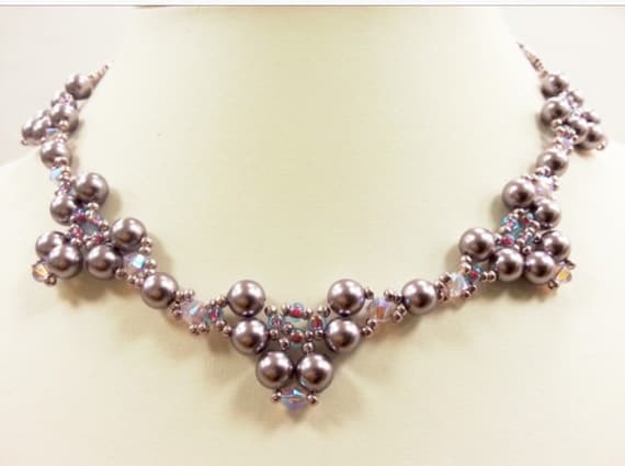 Pearl Cross Weave Full Diagram Instructions Beading Patterns | Etsy