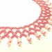 Beaded Netted Collar Beading Pattern Using Swarovski Beading Tutorials - Etsy