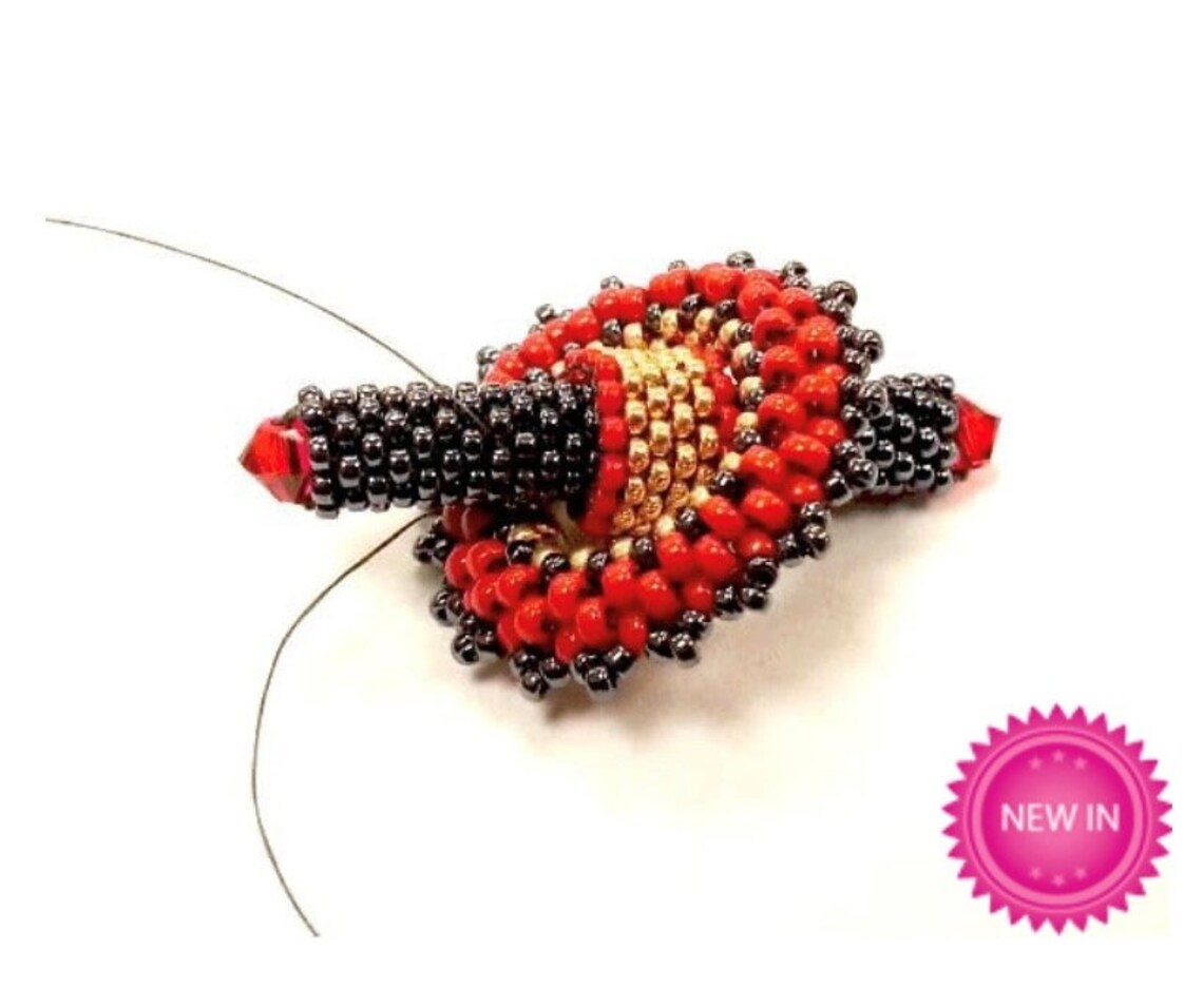 Beaded Peyote Toggle Clasp Beading Pattern Beading Tutorial - Etsy