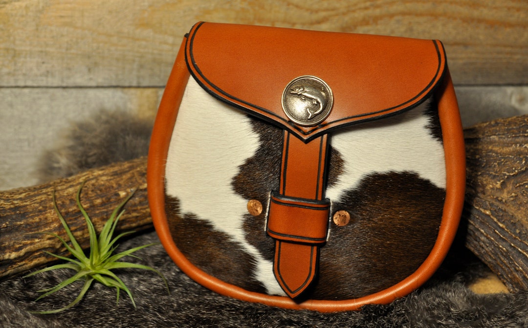 Leather Sporran, Kilt Bag, Belt Bag, Viking Bag, Larp Bag, Belt Pouch ...