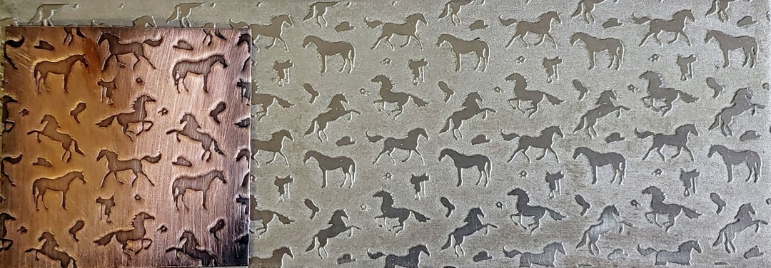 RMP0236 Tiny Horses Rolling Mill Plate - Etsy