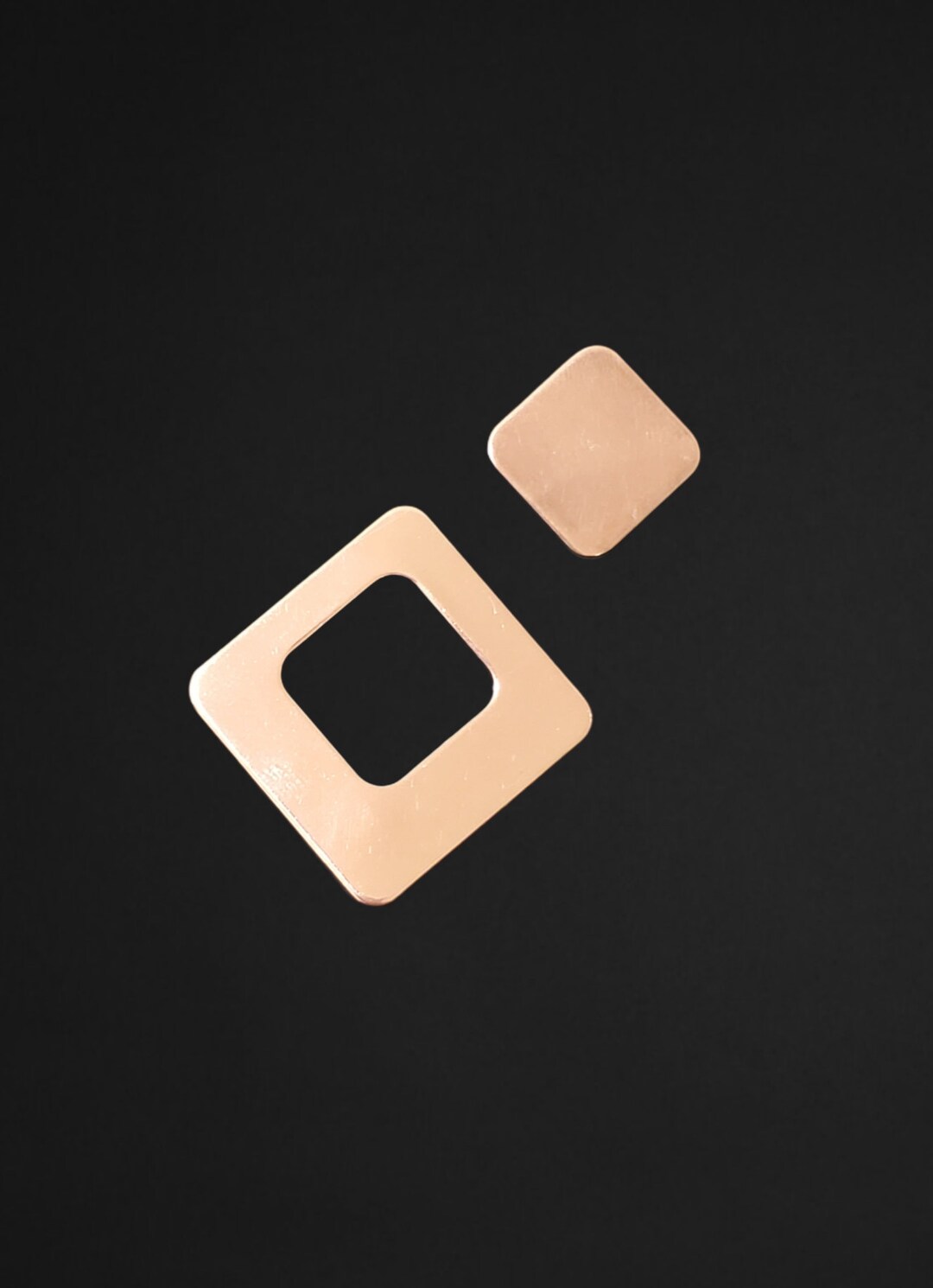 H0006 Square Inside Square Cutout Shape Metal Blanks - Etsy