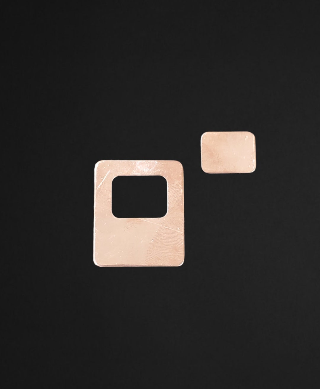 H0607 Rectangle Inside Rectangle XL Cutout Shape Metal Blanks - Etsy