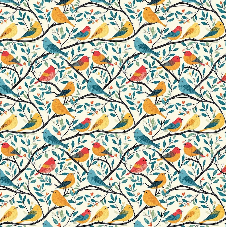 20401 Vintage Birds – Waterslide Decal for Enamel, Glass & Ceramic - Etsy