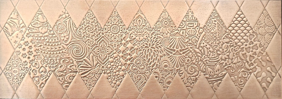 TT0003 32 Diamonds Textured Metal Sheet - Etsy