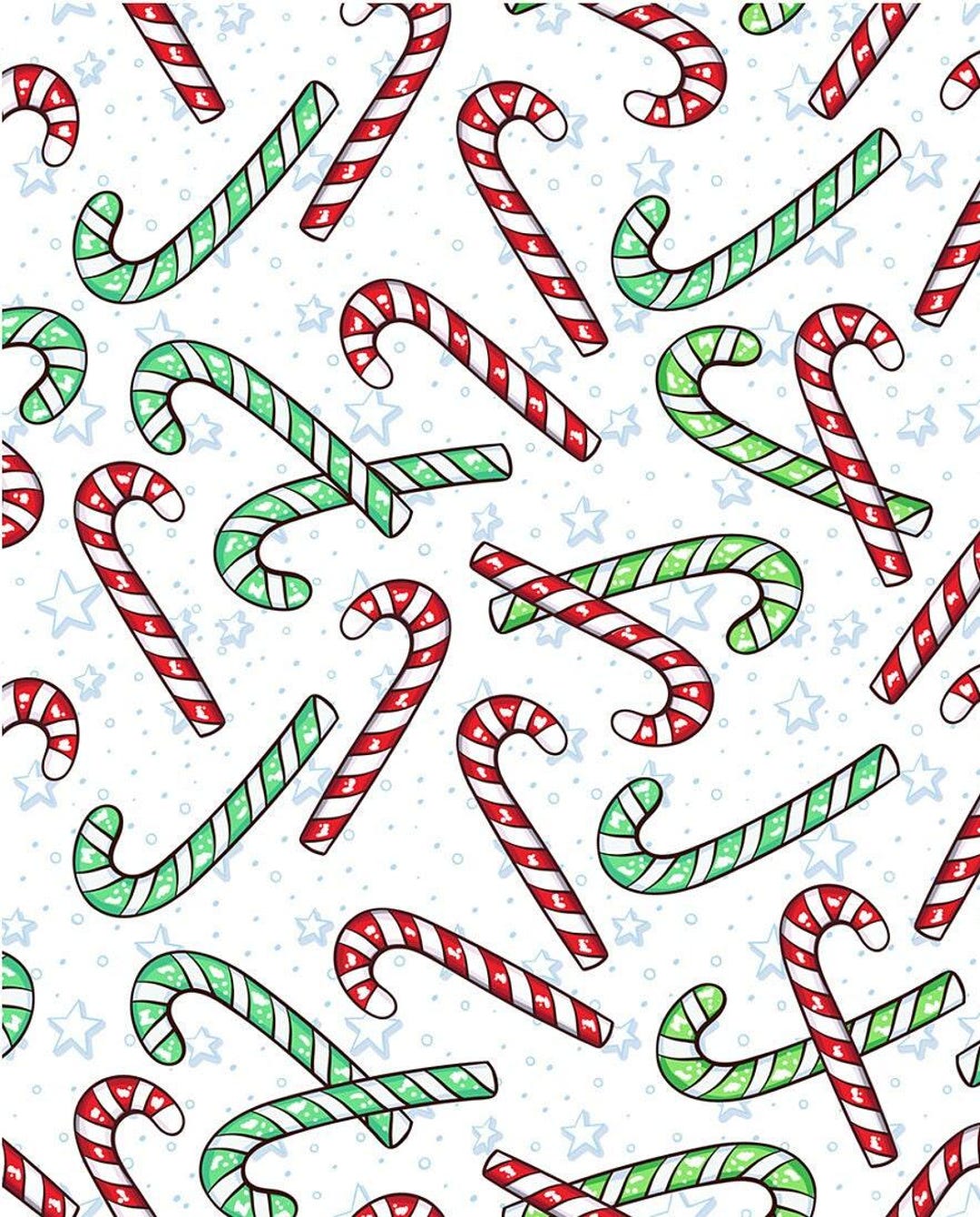 20561 X'mas Candy Canes – Waterslide Decal for Enamel, Glass & Ceramic ...