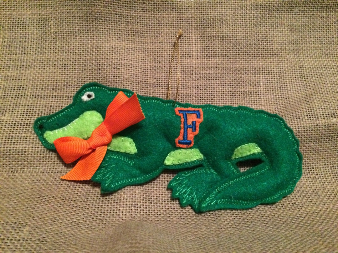 Alligator Ornament, Gator Mascot - Etsy
