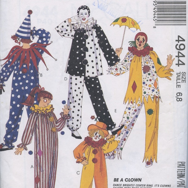 Clown Costume - Etsy